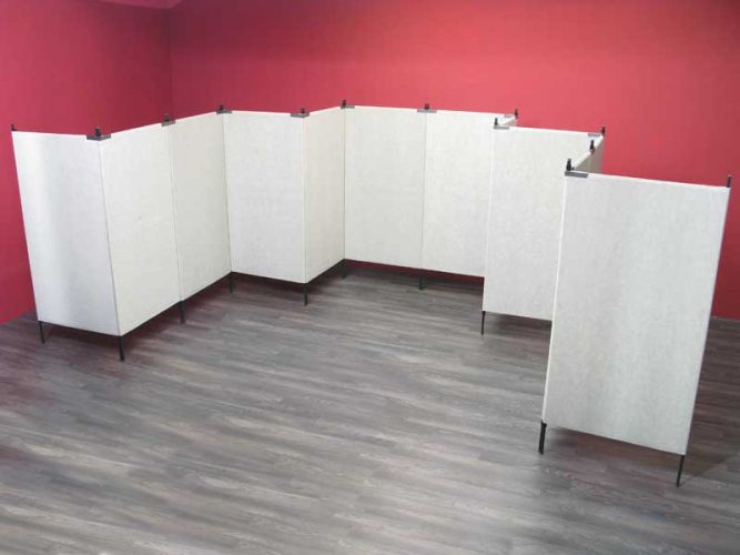 12 Panel Pack with Cart | ProPanels Versatile Display System for ...